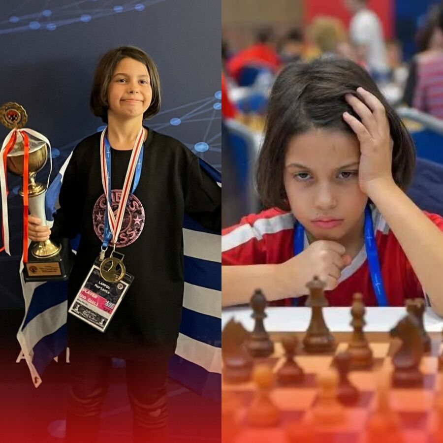9χρονη Ελληνίδα Πρωταθλήτρια Ευρώπης στο σκάκι ! - Η ΓΝΩΜΗ