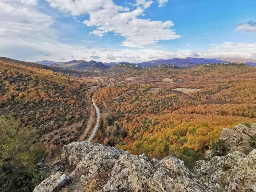 Πεζοπορική διαδρομή στο μονοπάτι των ΚΕΔΡΩΝ-Άβαντα και στο σημείο ...