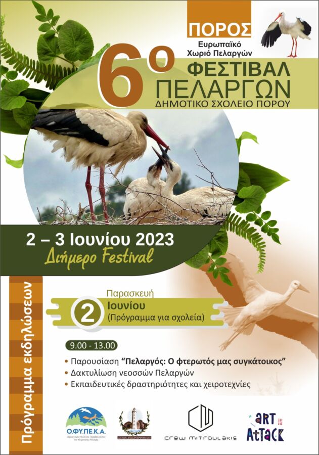 Το 6ο Φεστιβάλ Πελαργών στον Πόρο Φερών - Η ΓΝΩΜΗ