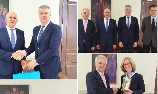 Συναντήσεις Περιφερειάρχη ΑΜΘ με την πρέσβη της Αυστρίας και τον πρέσβη ...