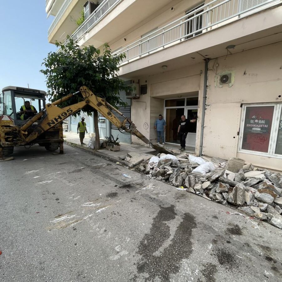 Στην οδό Έλλης συνεχίζεται το έργο της ανάπλασης της παραλιακής - Η ΓΝΩΜΗ