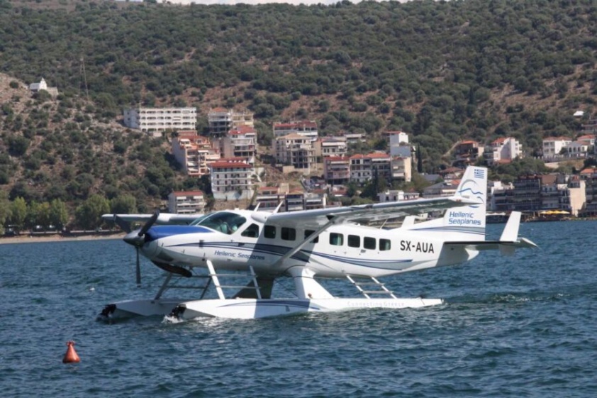 Στο χάρτη του πτητικού δικτύου της Hellenic Seaplanes και ...
